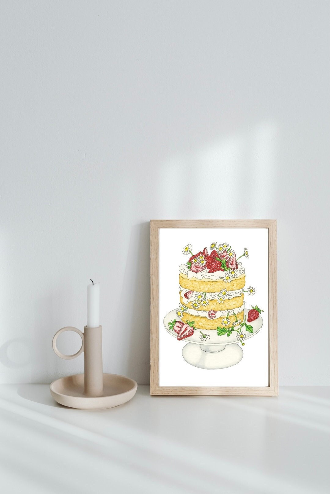 Strawberry Shortcake Art Print - Etsy