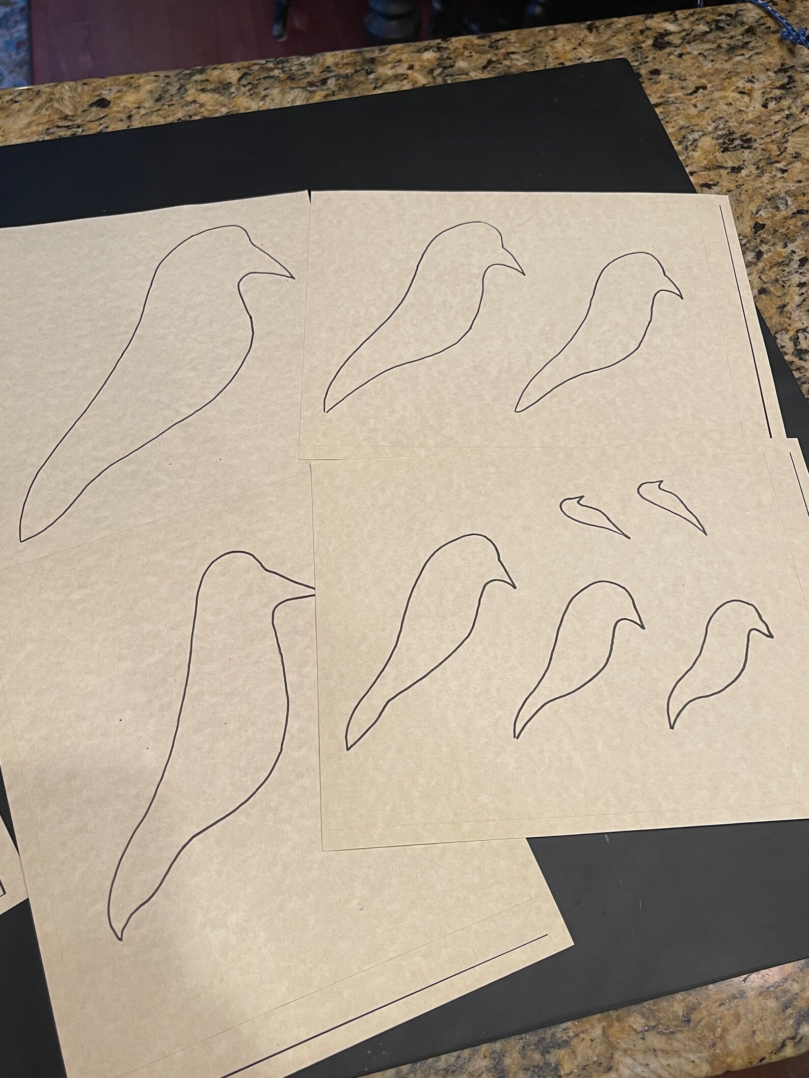 Primitive Crow Templates - Etsy