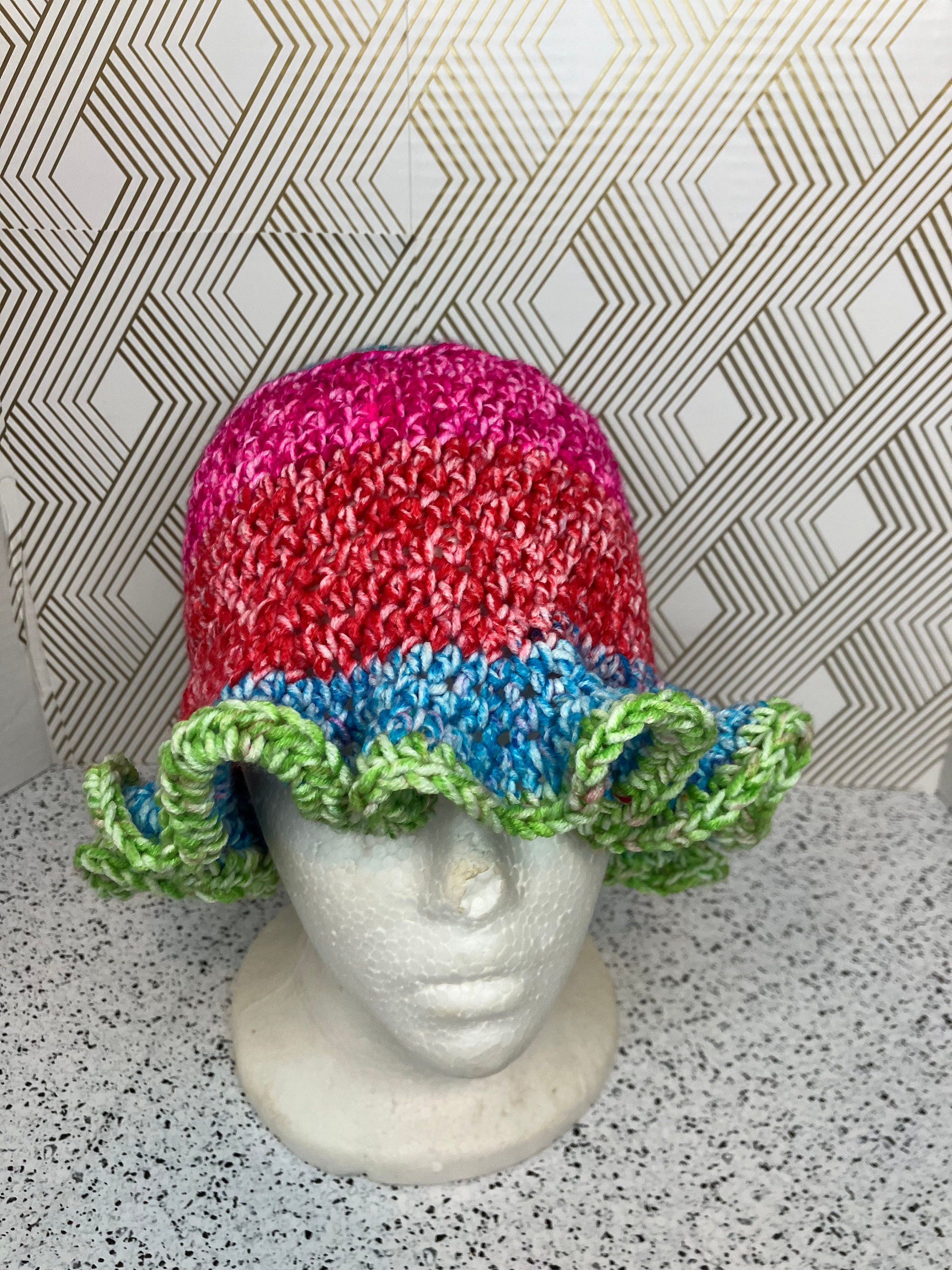 Crochet Standard Ruffle Hat - Etsy