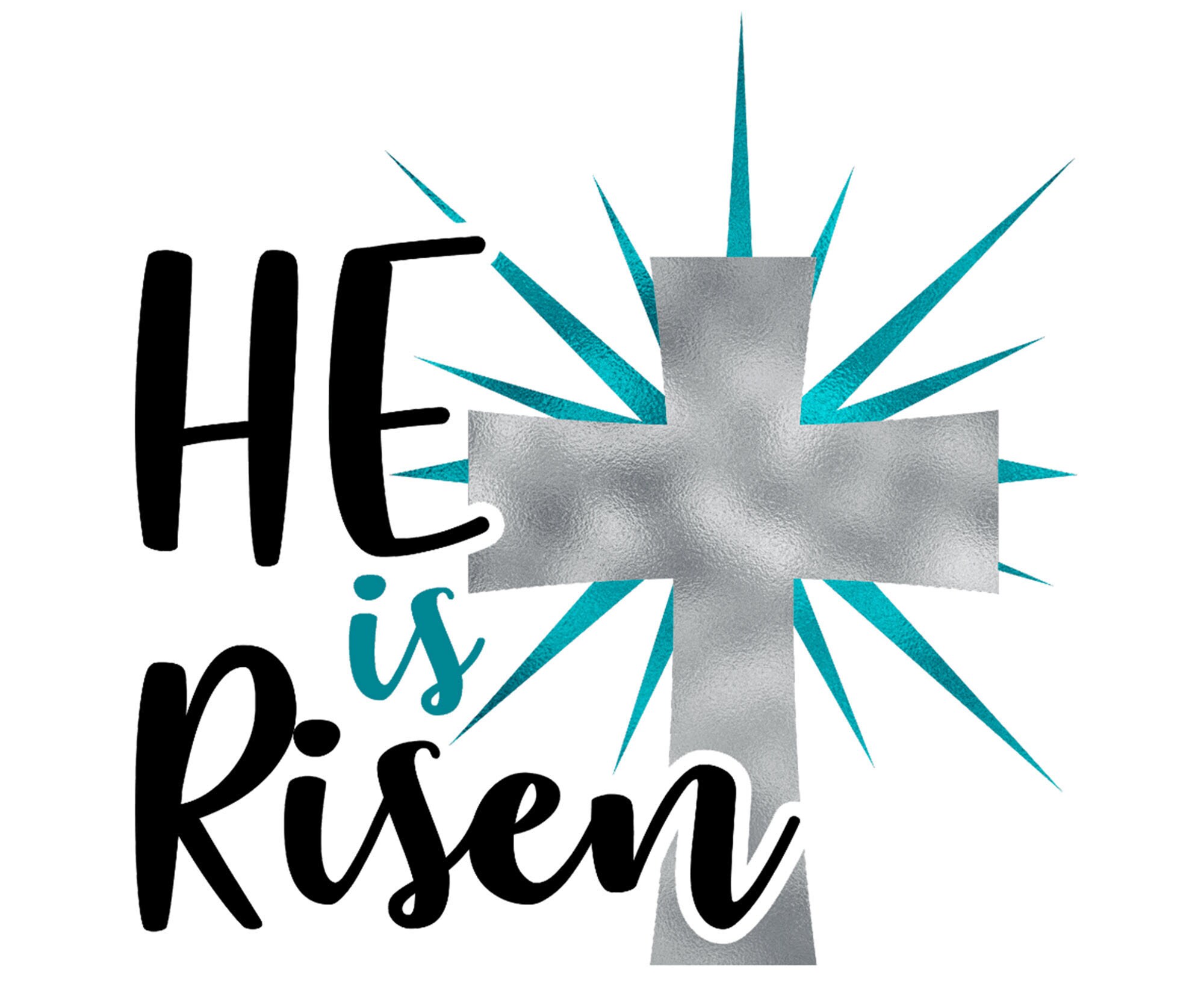 He is Risen Easter PNG Vector Clip Art Downloadable Printable Vector ...