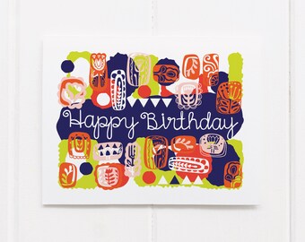 Cool Happy Birthday Card | Etsy