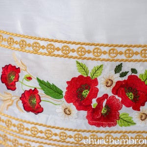 Altar Server Robe Fully Enbroidered, Comfortable and Light Altar Boy ...