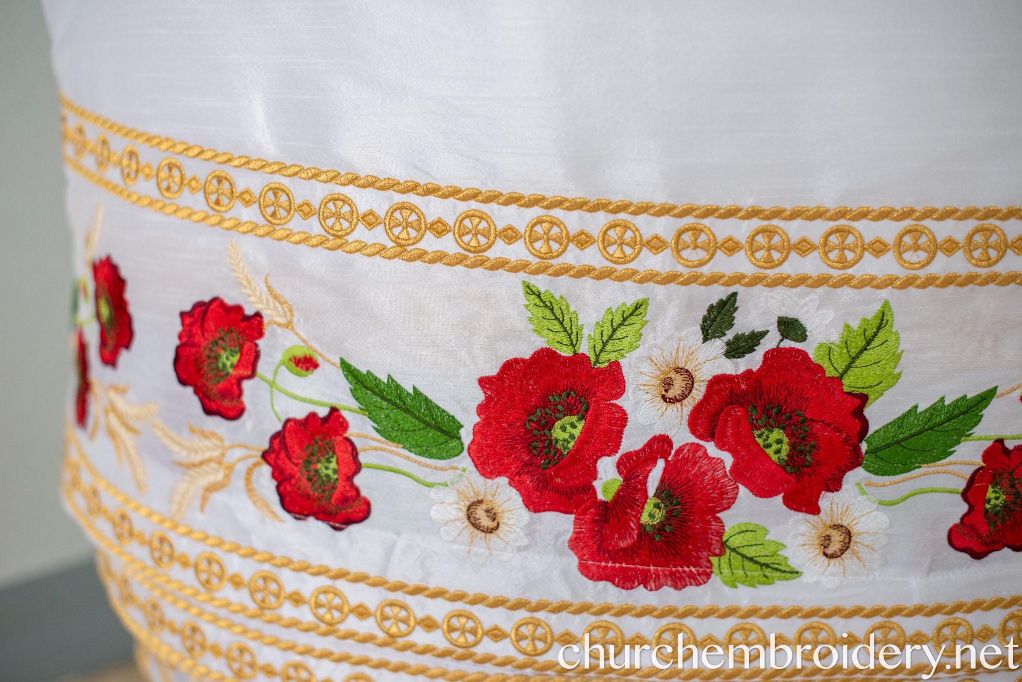 Altar Server Robe Fully Enbroidered, Comfortable and Light Altar Boy ...