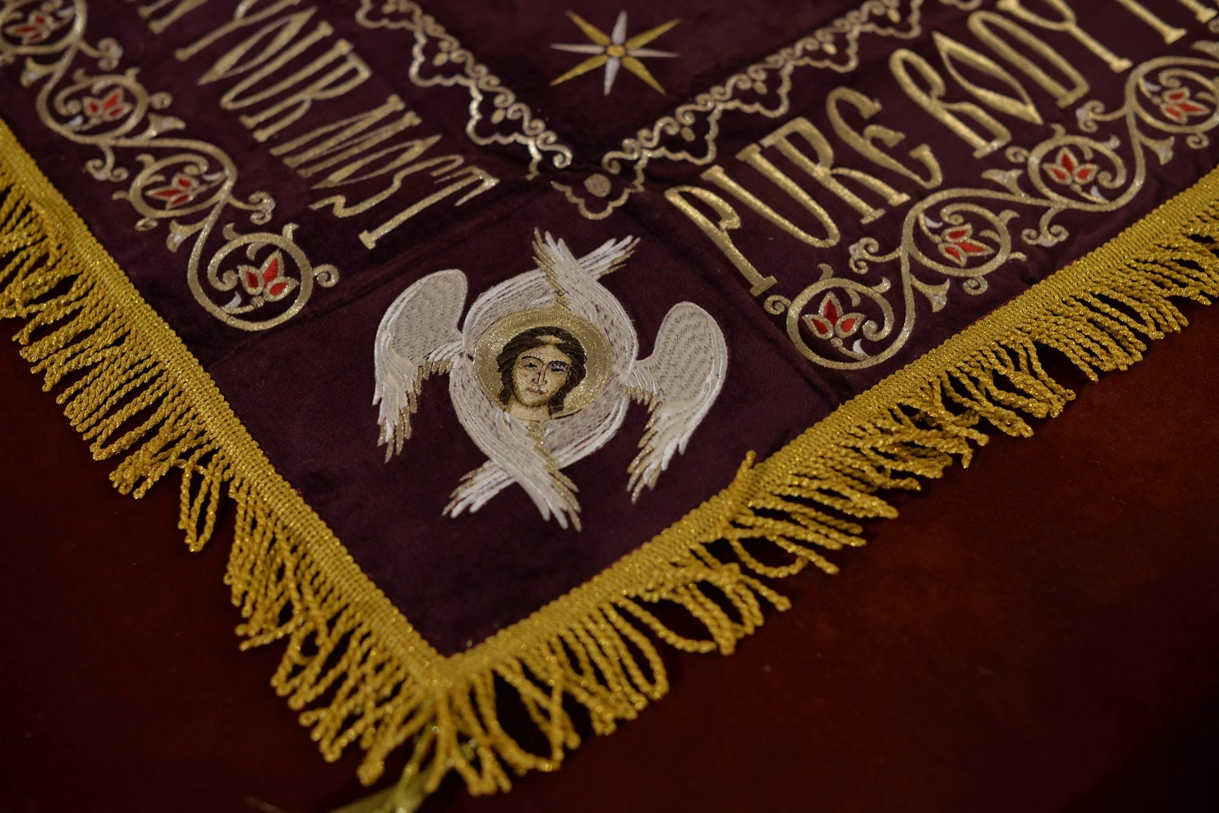 Fully-embroidered Orthodox Church Shroud epitaphios of - Etsy