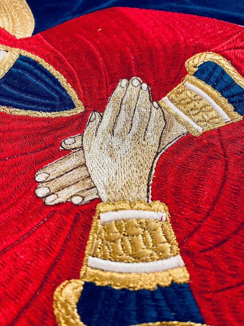 Fully-embroidered Orthodox Church Shroud epitaphios of - Etsy