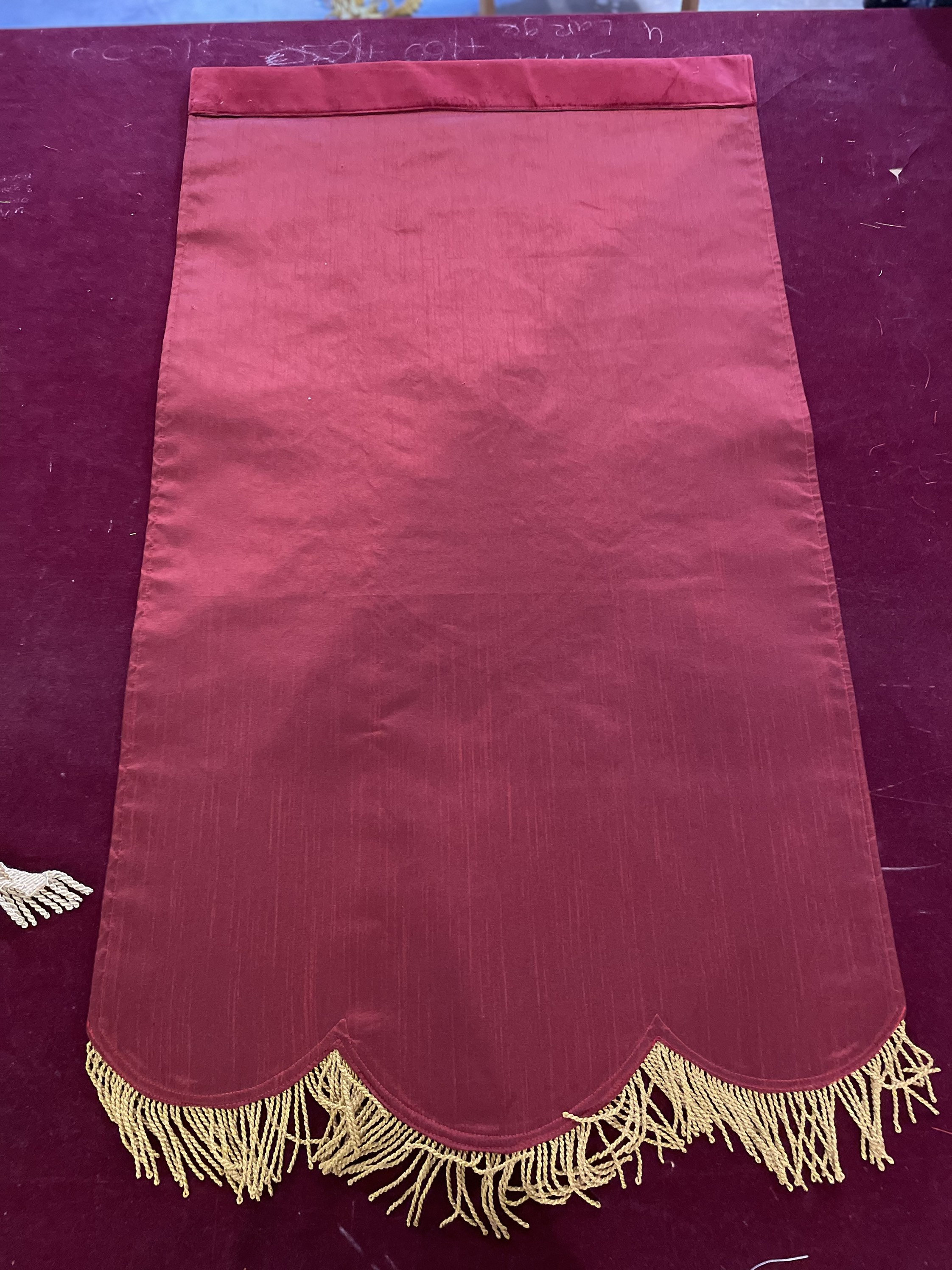 Fully-embroidered Church Temple Banner - Etsy UK