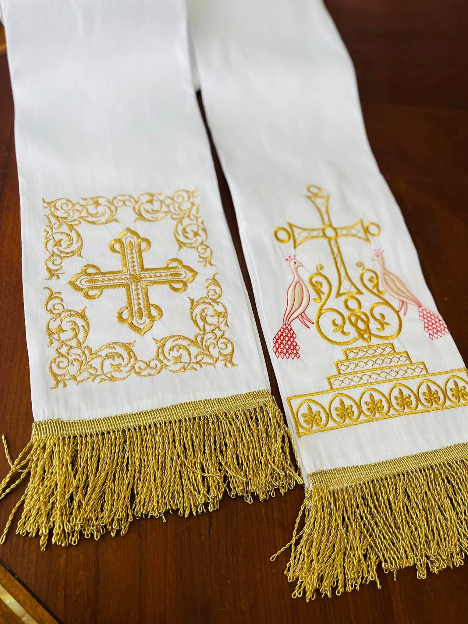 Fully Embroidered Gospel Bookmark in Orthodox Church - Etsy