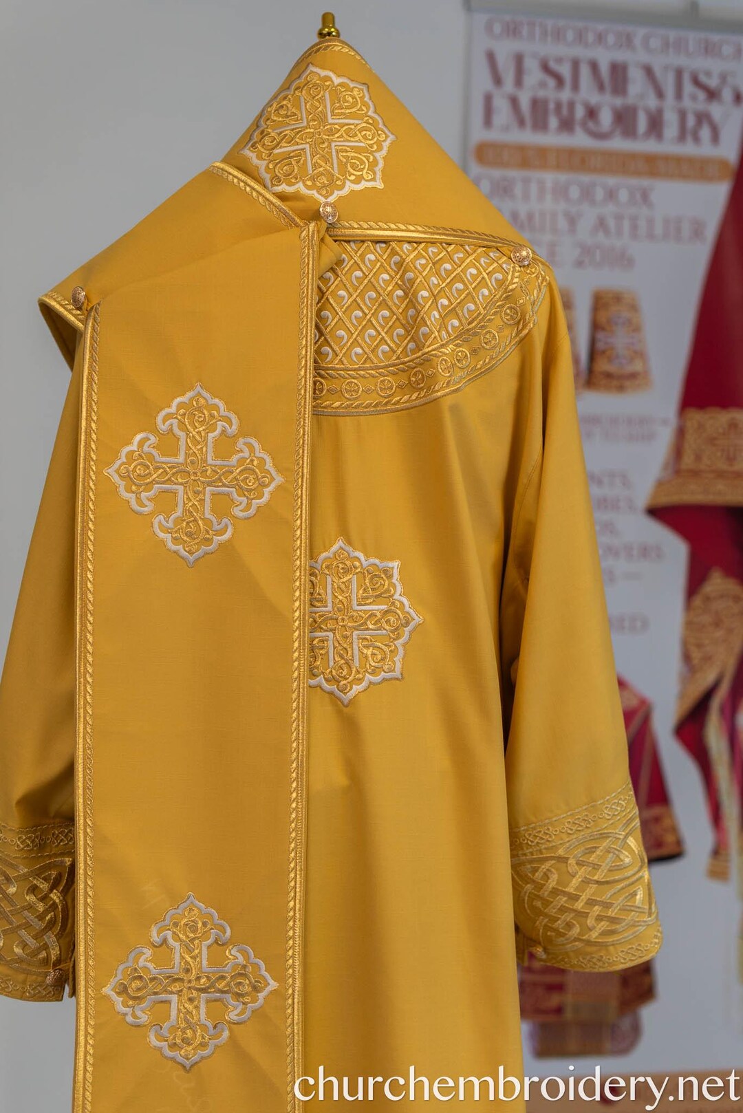 Fully Embroidered Orthodox Bishop Archbishop Light Vestments Set - Etsy