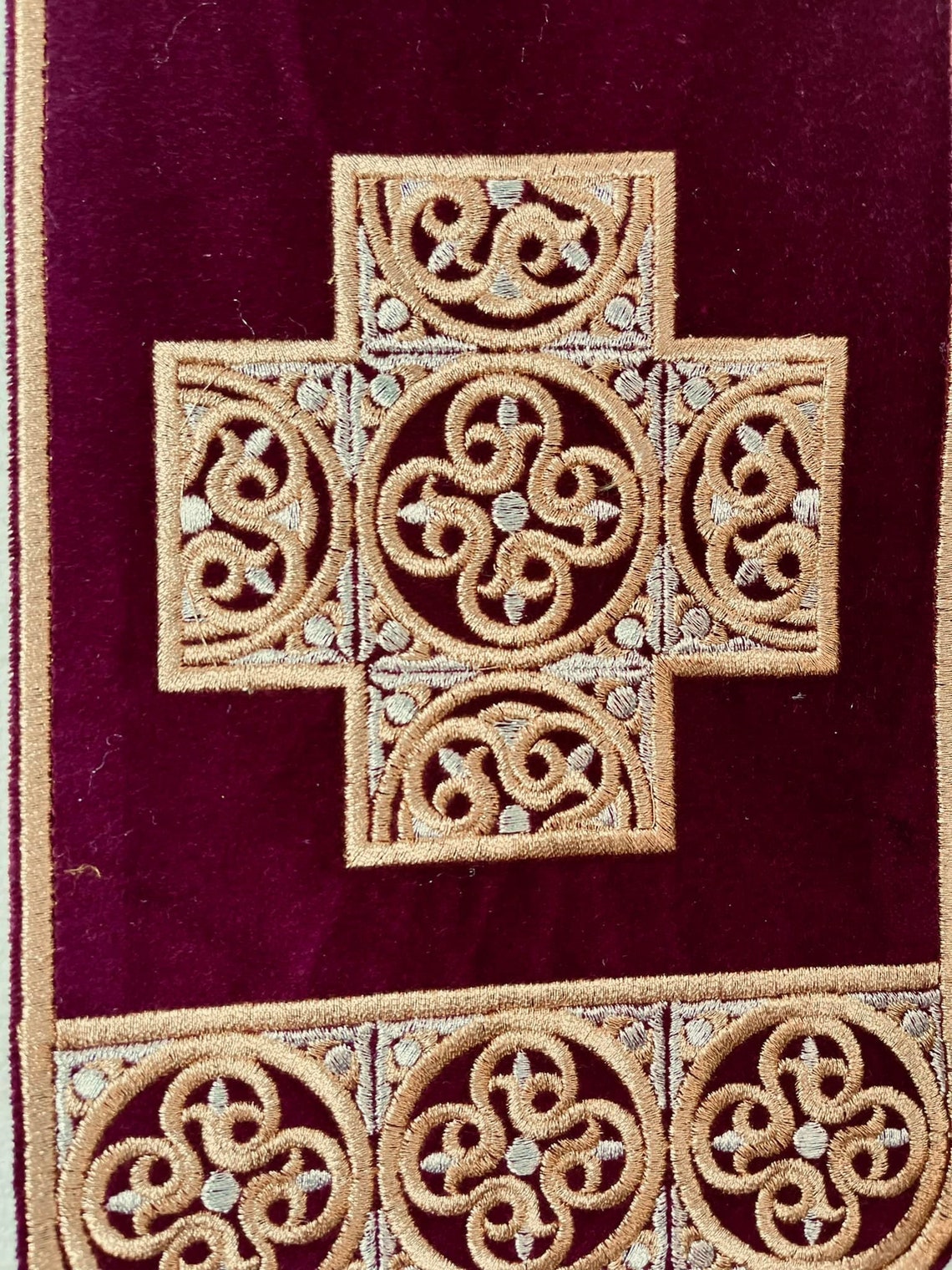 Fully-embroidered Orthodox Church Banner With the Icon of St. Nina - Etsy