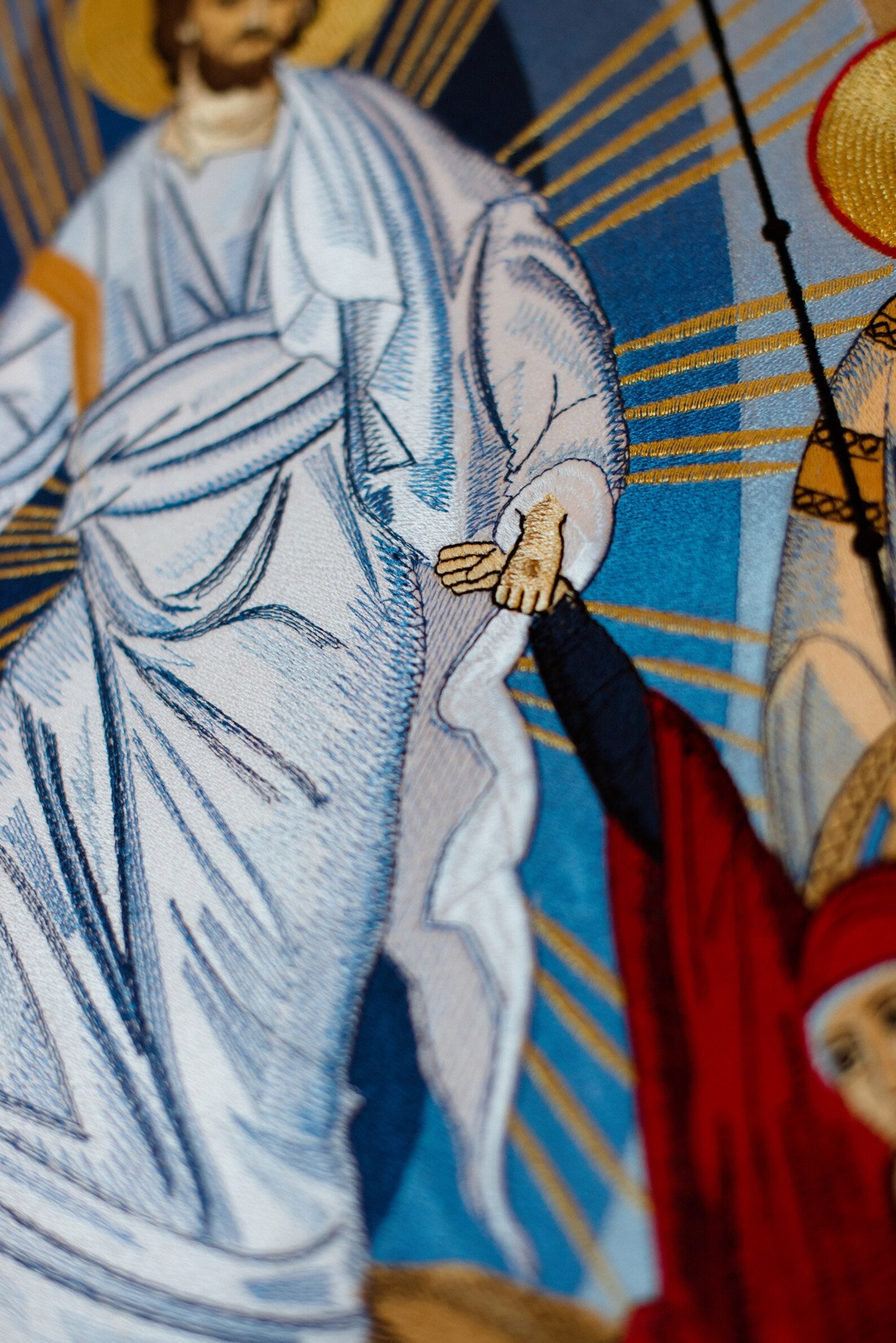 Fully-embroidered Orthodox Church Banner With the Icon Resurrection ...