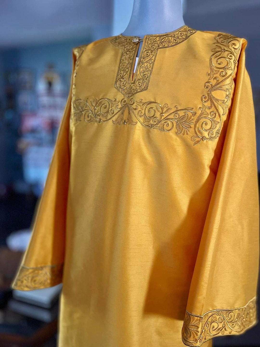Altar Server Robe Fully Enbroidered, Comfortable and Light Altar Boy ...