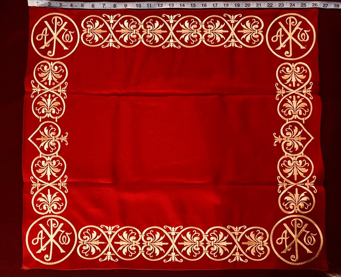 Fully Embroidered Orthodox Church Eileiton Cover for Antimention - Etsy