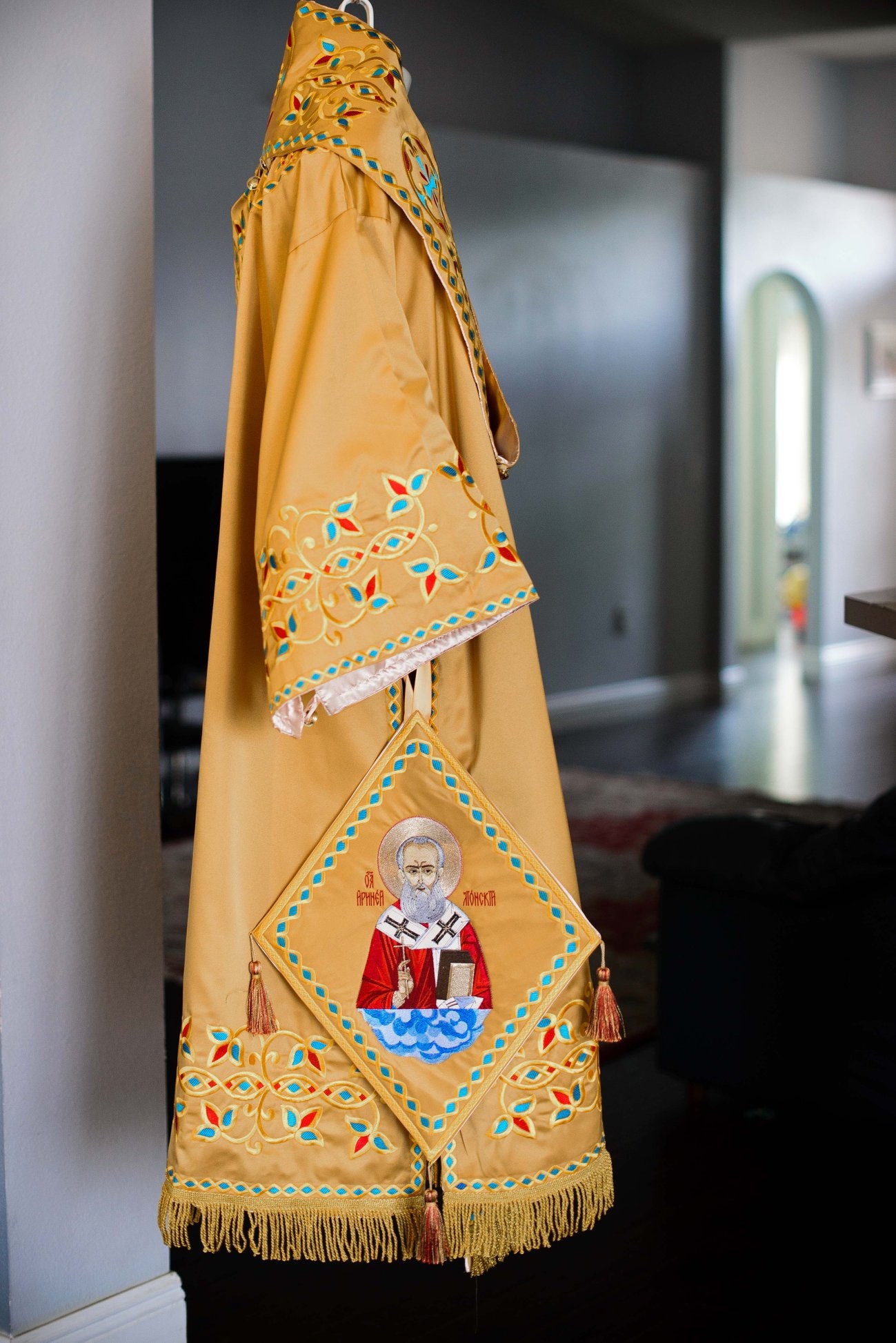 Fully Embroidered Orthodox Bishop Vestments Set - Etsy