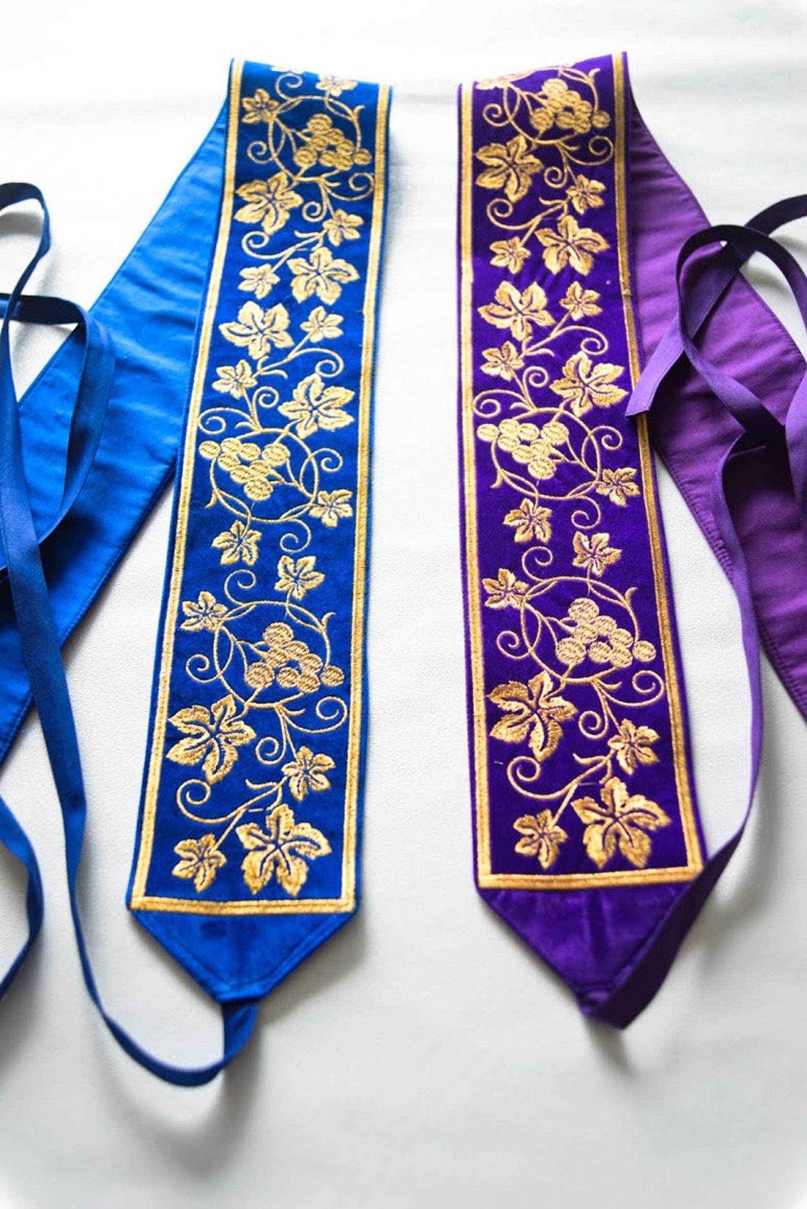 Fully Embroidered Orthodox Priest Bishop Belt - Etsy