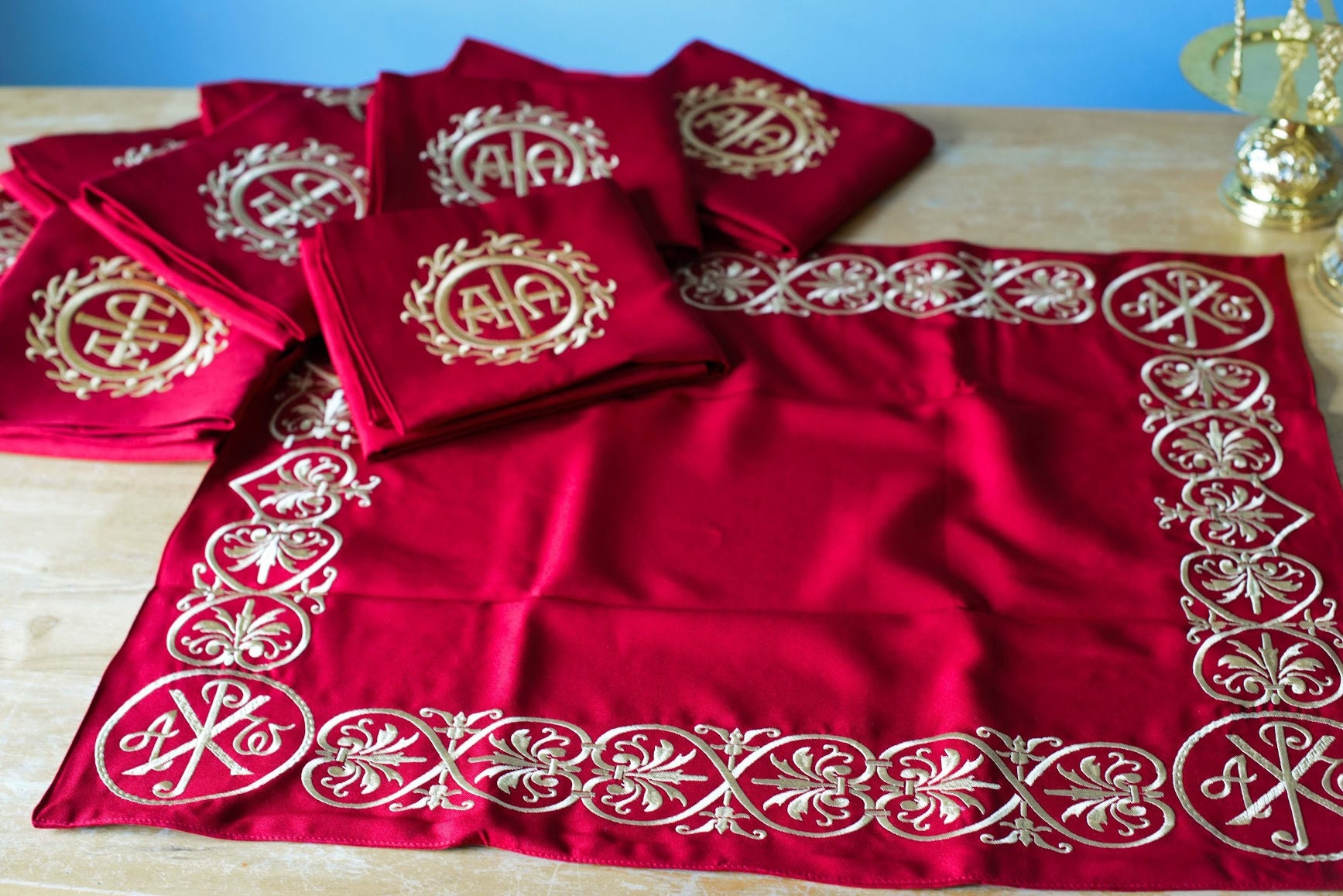 Fully Embroidered Orthodox Church Eileiton Cover for Antimins - Etsy