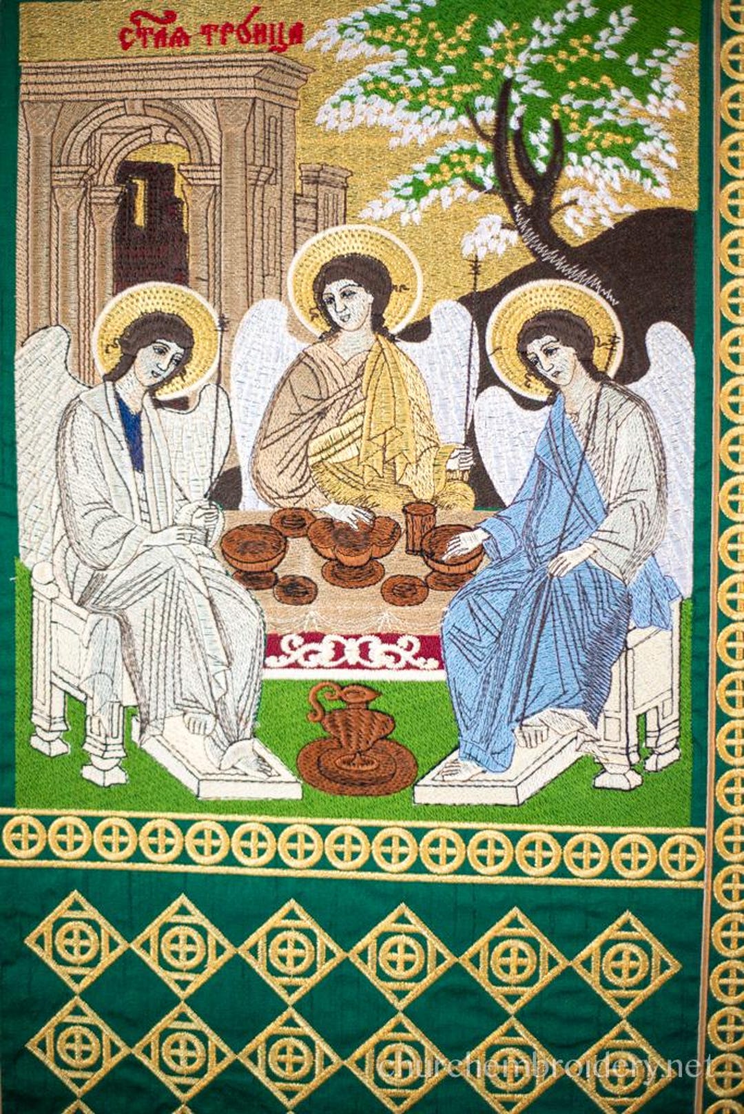 Orthodox Priest Nabedrennik With the Icon of the Holy Trinity - Etsy