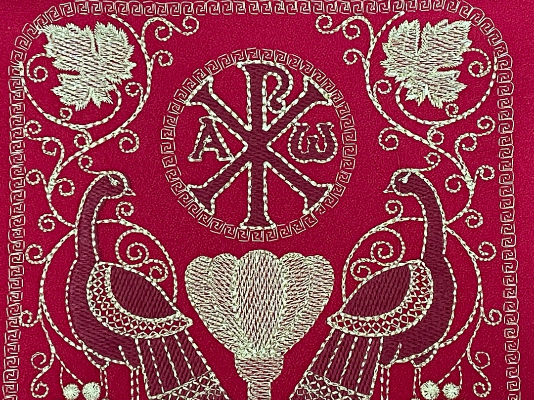 Fully Embroidered Orthodox Church Eileiton Cover for Antimins - Etsy