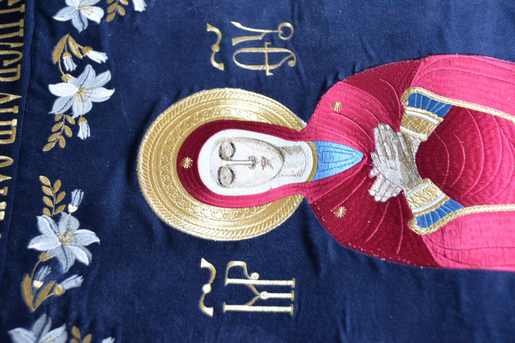 Fully-embroidered Orthodox Church Shroud epitaphios of - Etsy