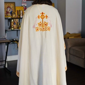 Fully Embroidered Orthodox Priest Vestments Set, Simple Linen - Etsy