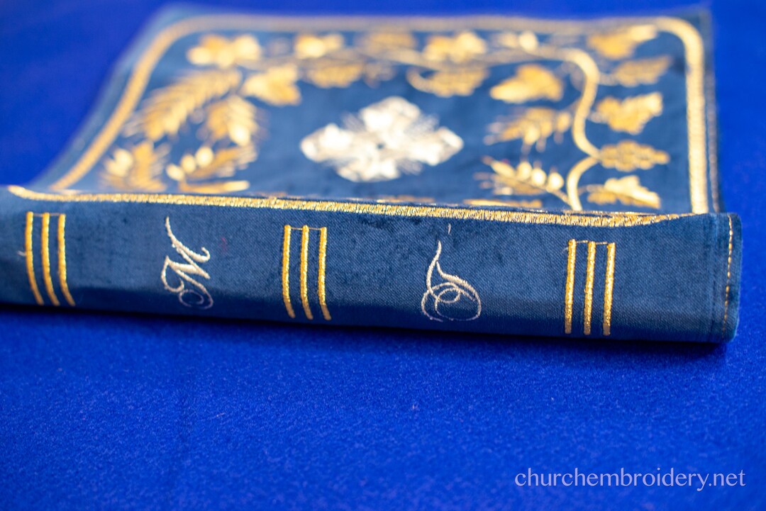 Fully Embroidered Bishop Archbishop Service Book Cover With Custom ...