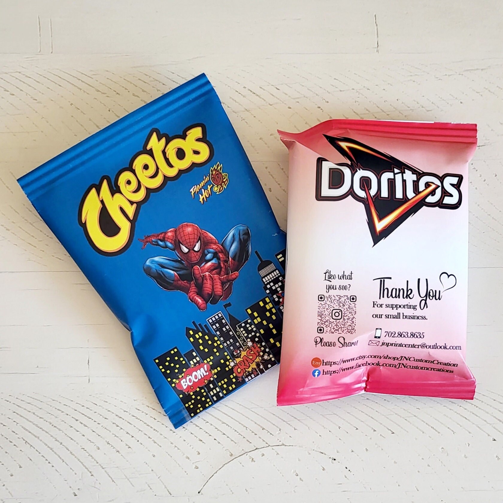 Customized Chip Bags - Etsy