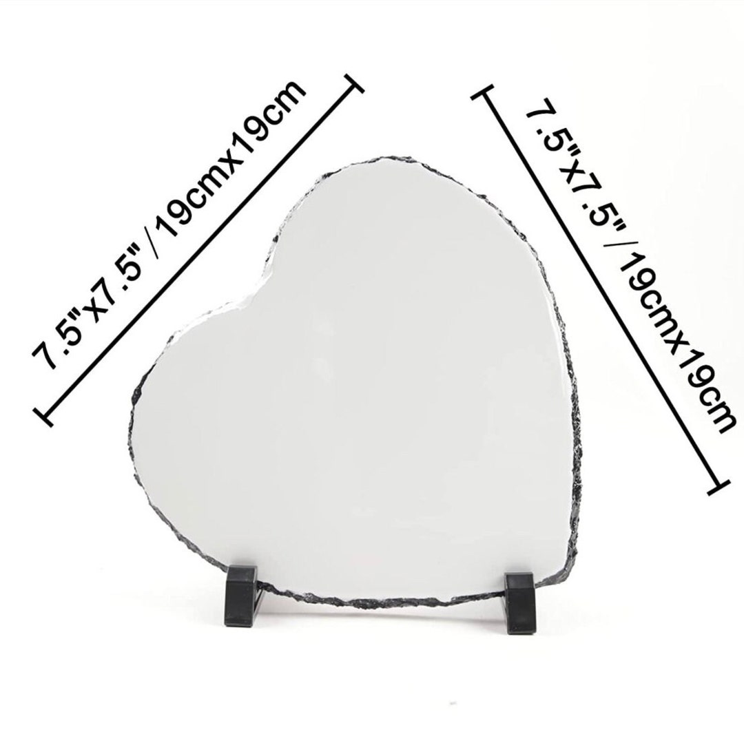 Custom Stone Slate Picture Frame-rock Photo Plaque With Display Stand ...