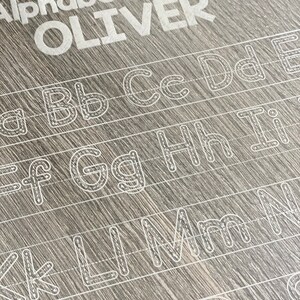 Personalized Name Tracing Dry Erase Boards, Acrylic Tracing Board, Dry ...