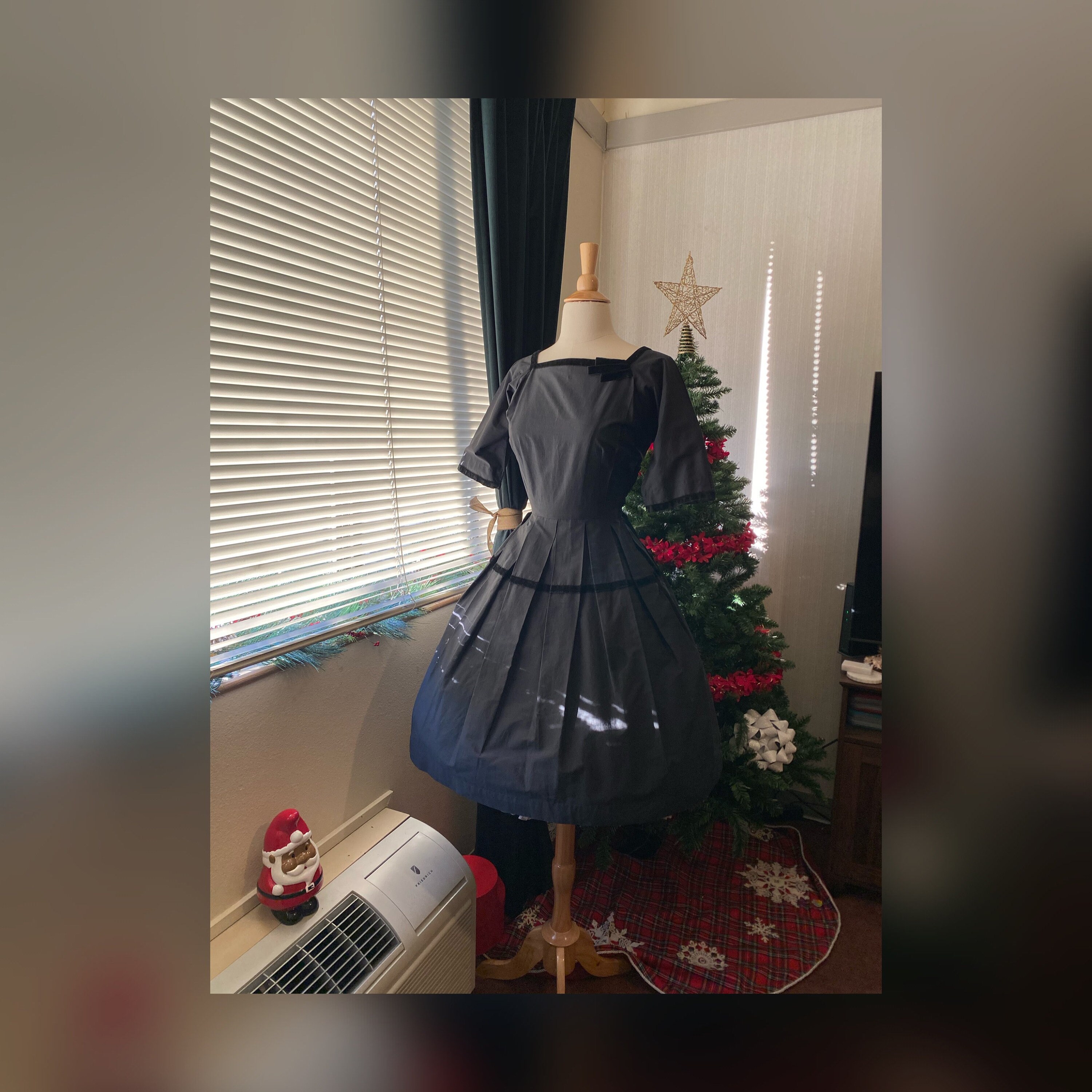1950s Little Black Dress, 1950s Fit and Flare Dress, LBD, 50s - Etsy