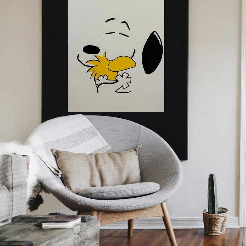 Snoopy Wall Art - Etsy
