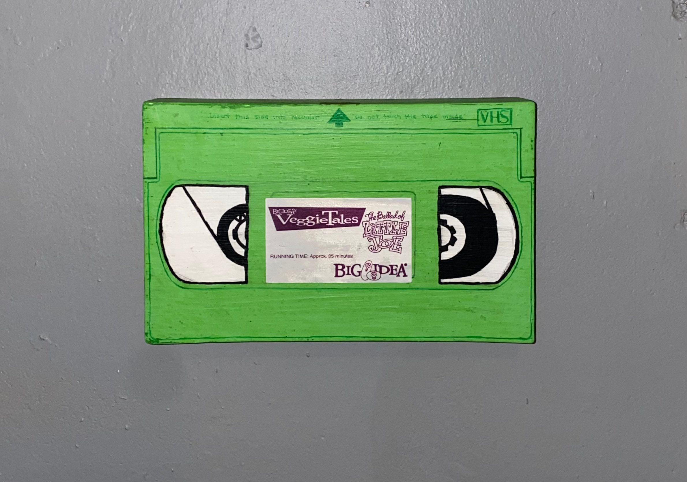 VHS Tape - Green Veggie Tales Inspired - Etsy