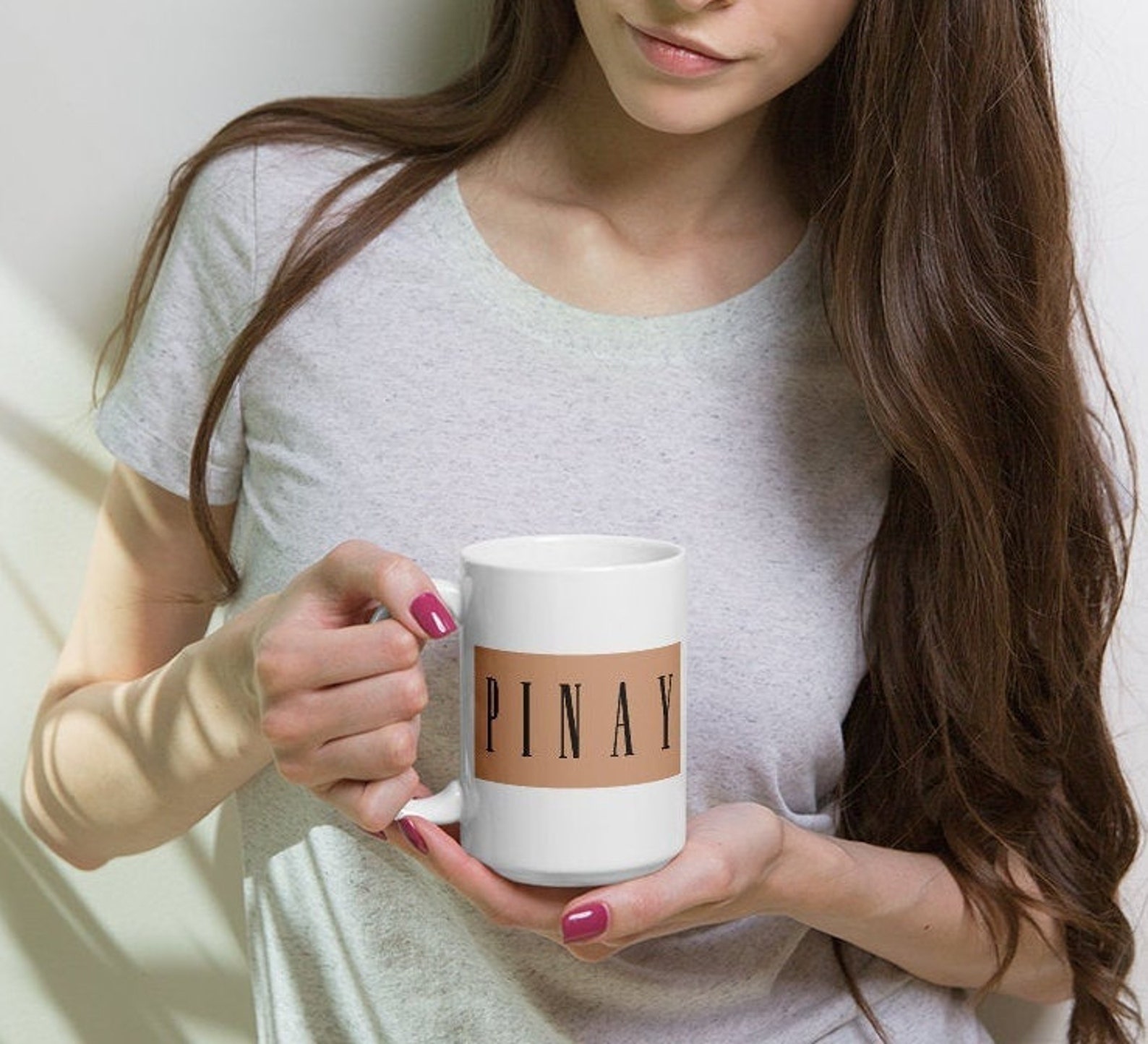 Pinay Mug Modern Design Filipino Funny Filipino Pinoy | Etsy