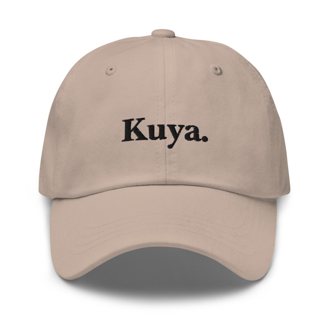 Kuya Filipino Dad Hat BLACK/WHITE EMBROIDERED - Funny Filipino Gift ...