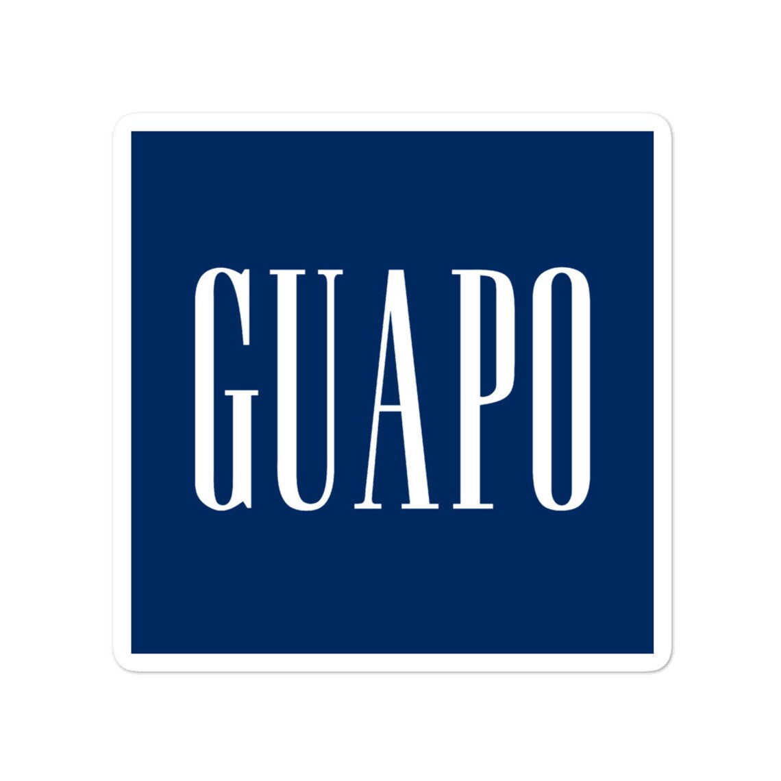 Guapo Blue Box Sticker Bubble-free Filipino Funny Filipino - Etsy