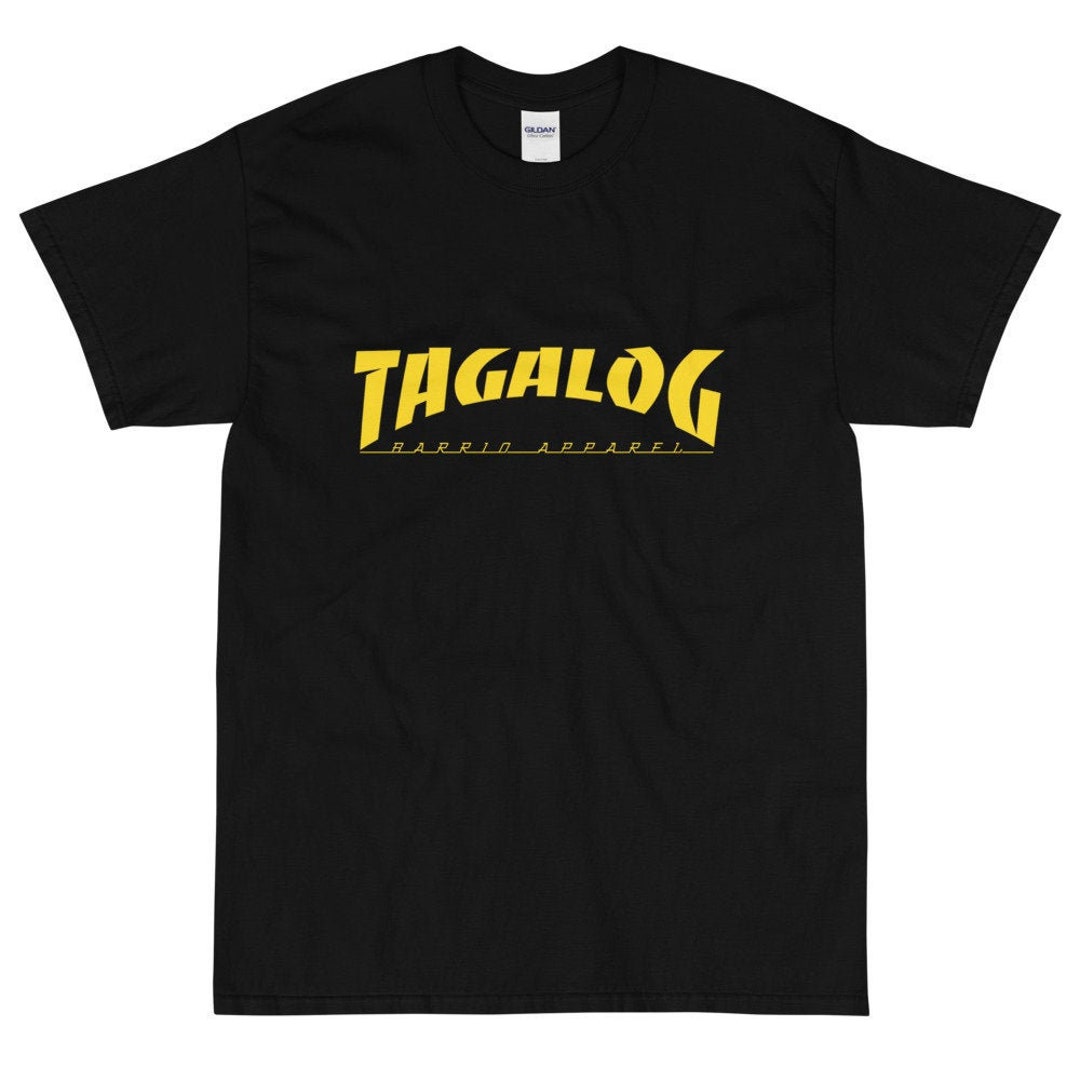 Filipino Shirt Tagalog Skateboarder Short Sleeve Box Unisex / Men's ...