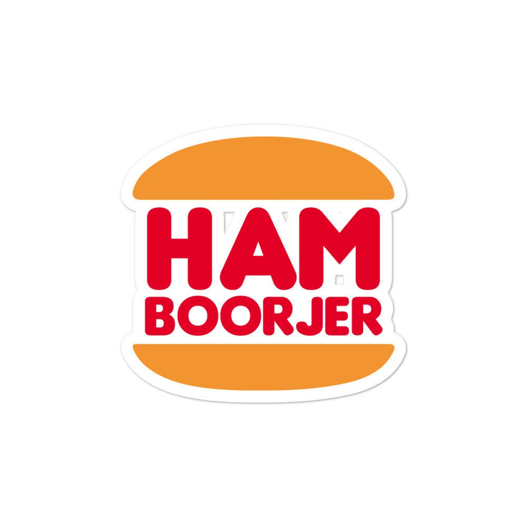 Ham Boorjer Sticker Bubble-free - Filipino - Funny Filipino - Pinoy ...