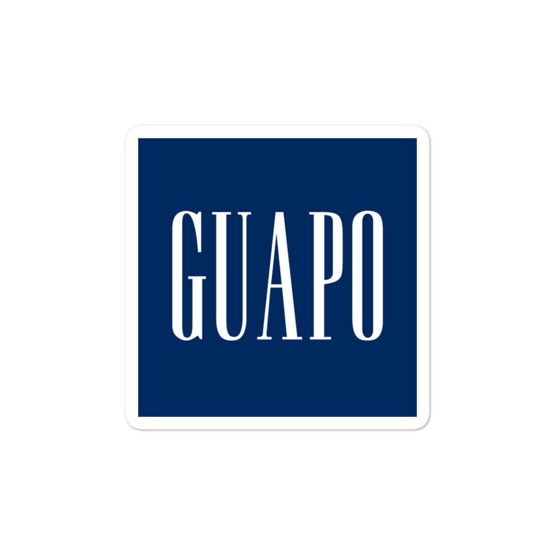 Guapo Blue Box Sticker Bubble-free Filipino Funny Filipino - Etsy