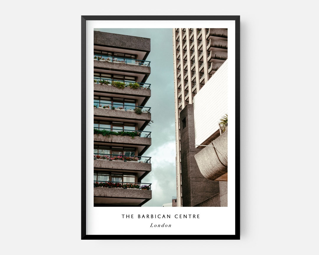 London Barbican Centre Print Barbican Poster Brutalism - Etsy
