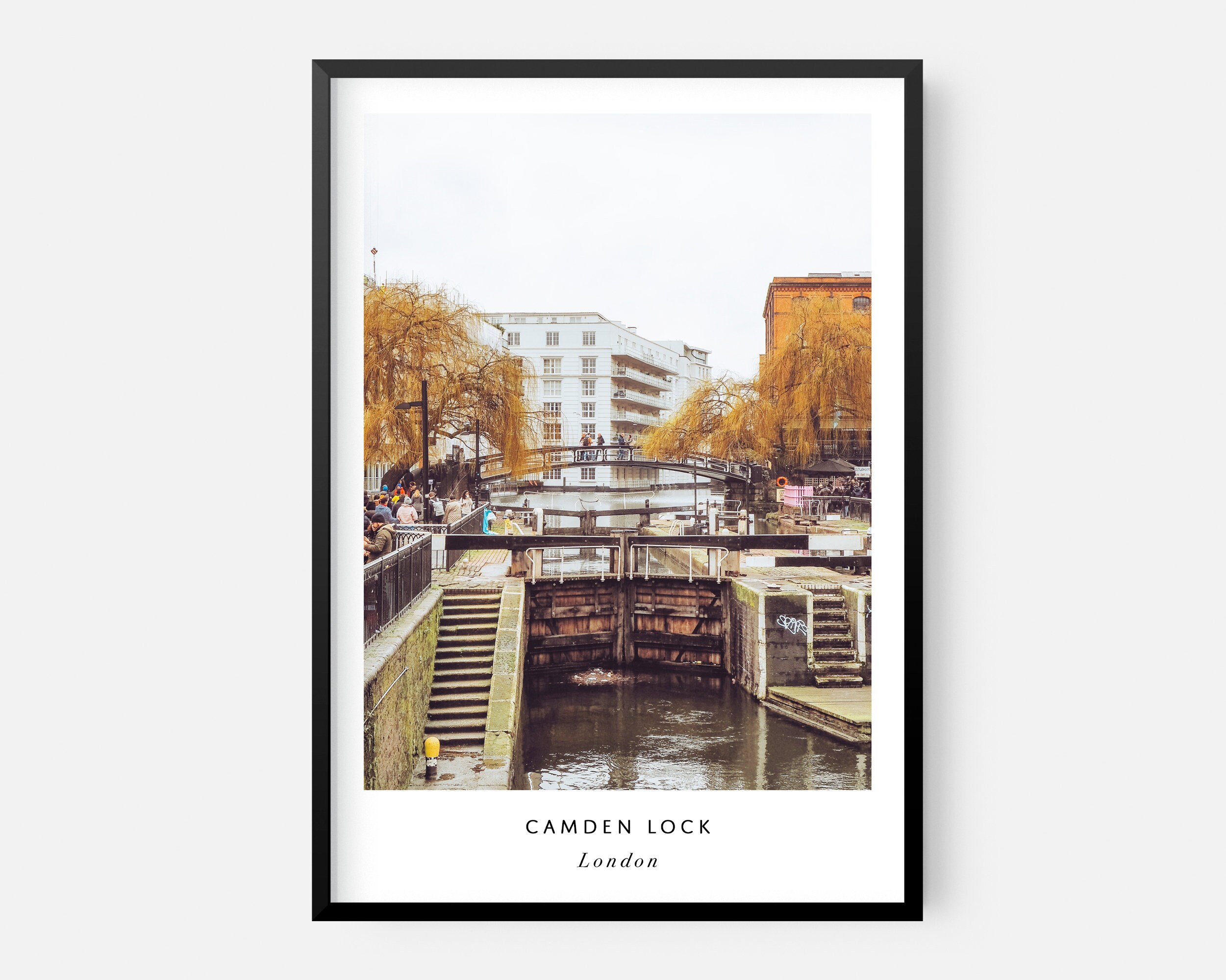 Camden Lock Print | London Wall Art | Camden Wall Art | Camden ...