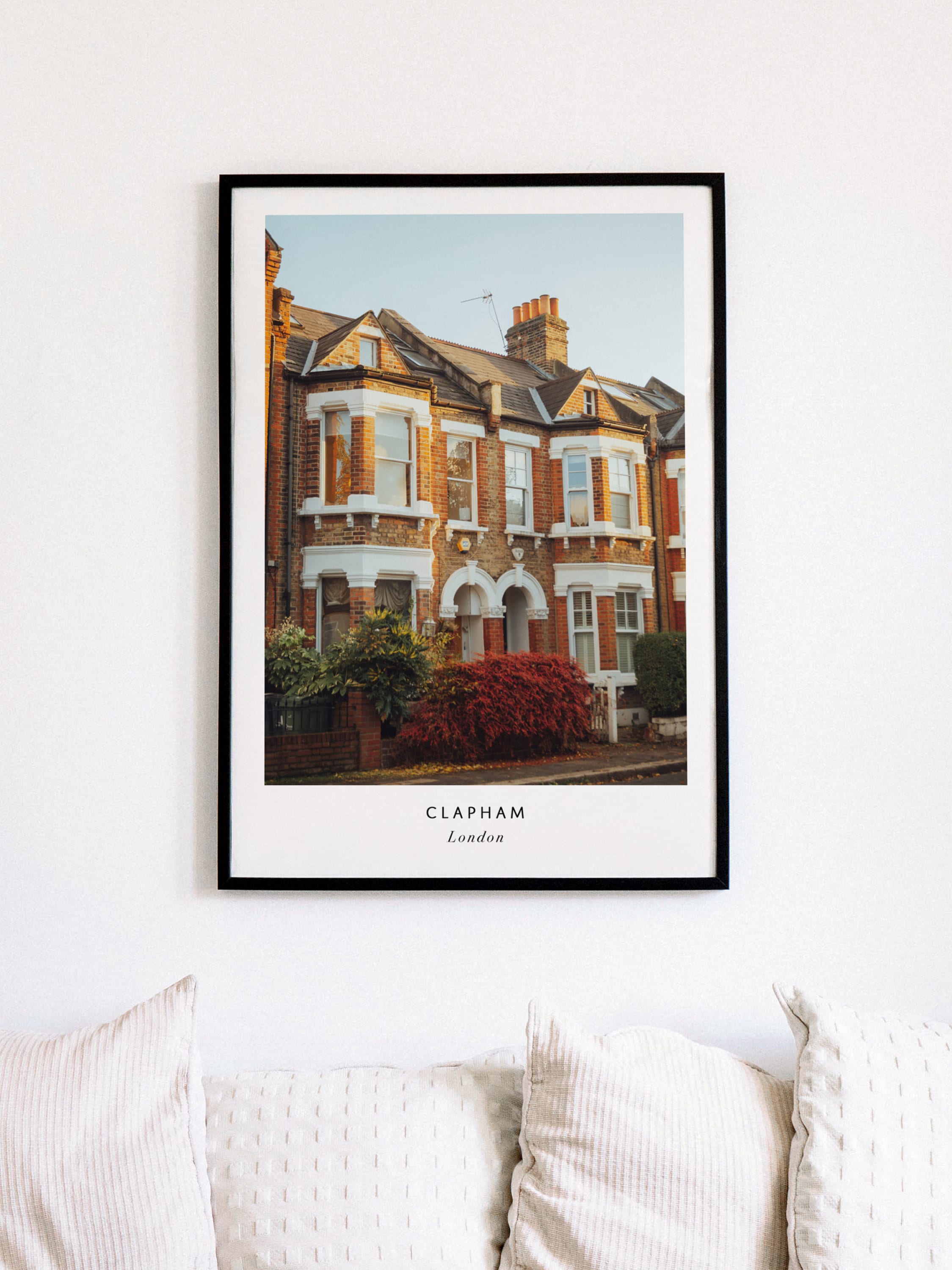 London Clapham Print / London Wall Art / Clapham Wall Art / - Etsy España