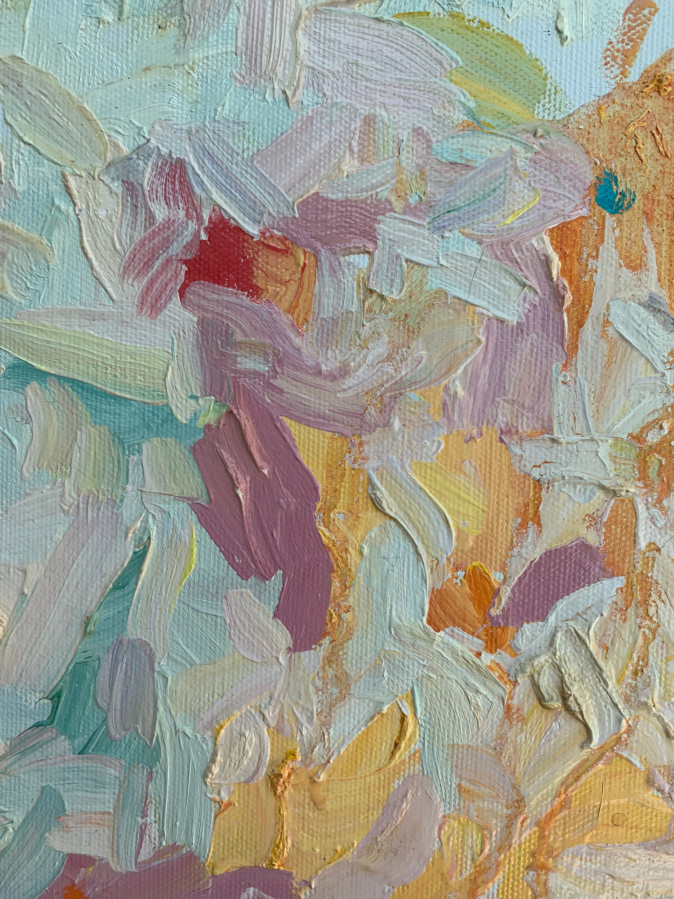 Jubilation an Original Abstract Oil Painting by Murray A Eisner, on a ...