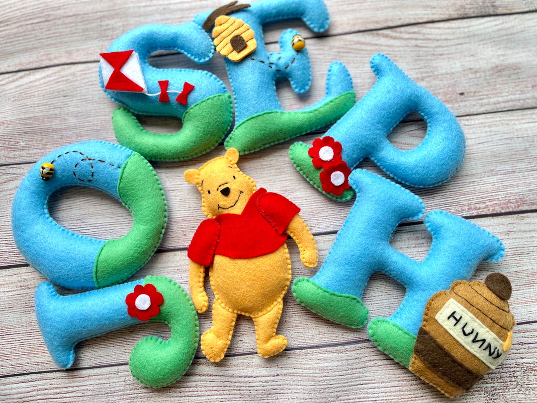Personalized Name Banner -classic Winnie the Pooh/nursery Decor/name ...