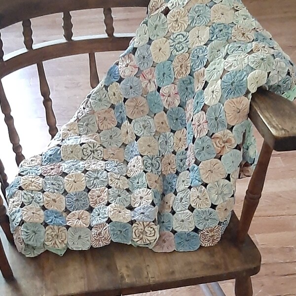 Yo Yo Quilt - Etsy