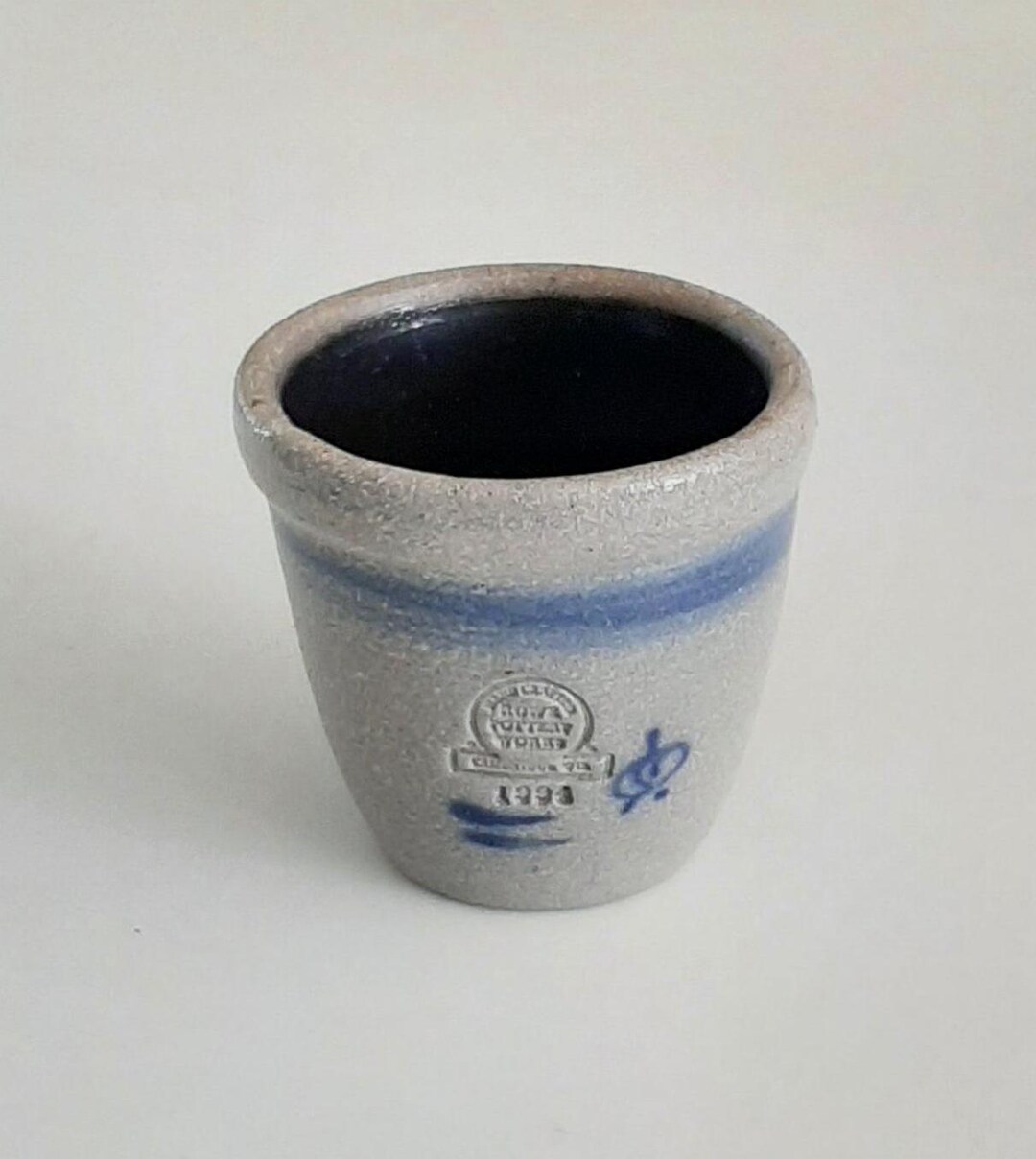 Rowe Pottery Miniature Crock - Etsy