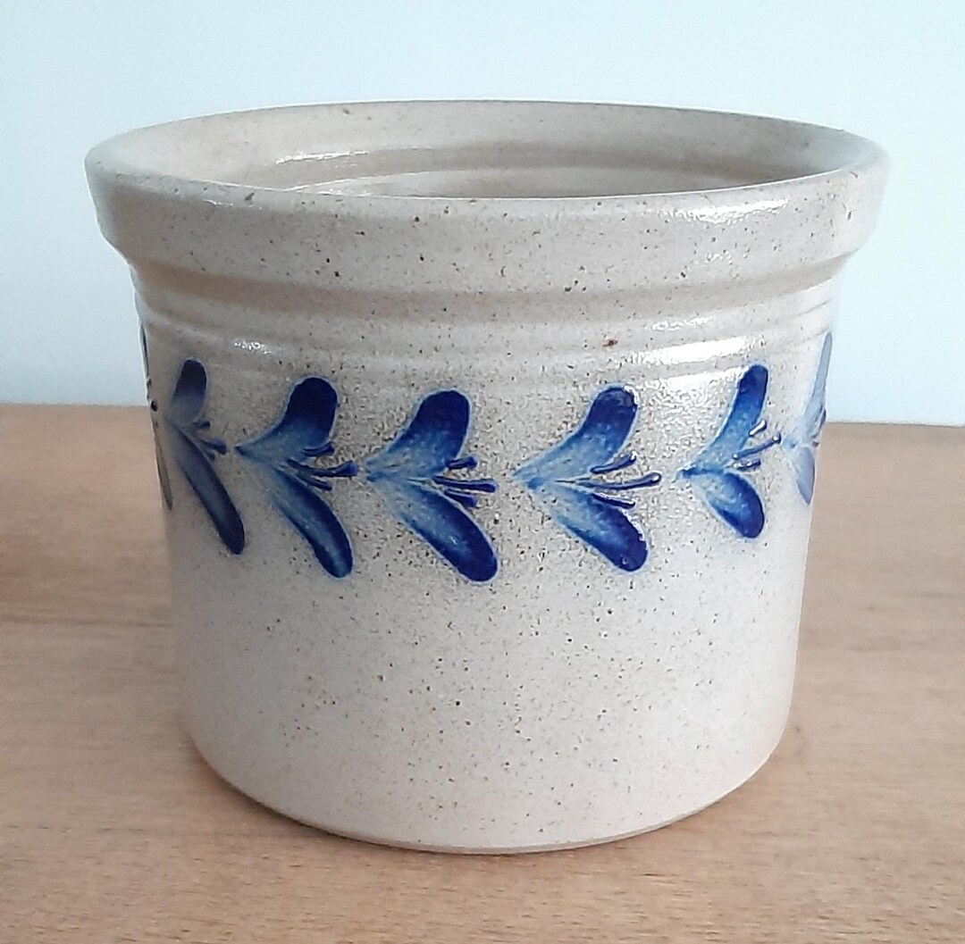Vintage David Eldreth Pottery Crock 1989 - Etsy