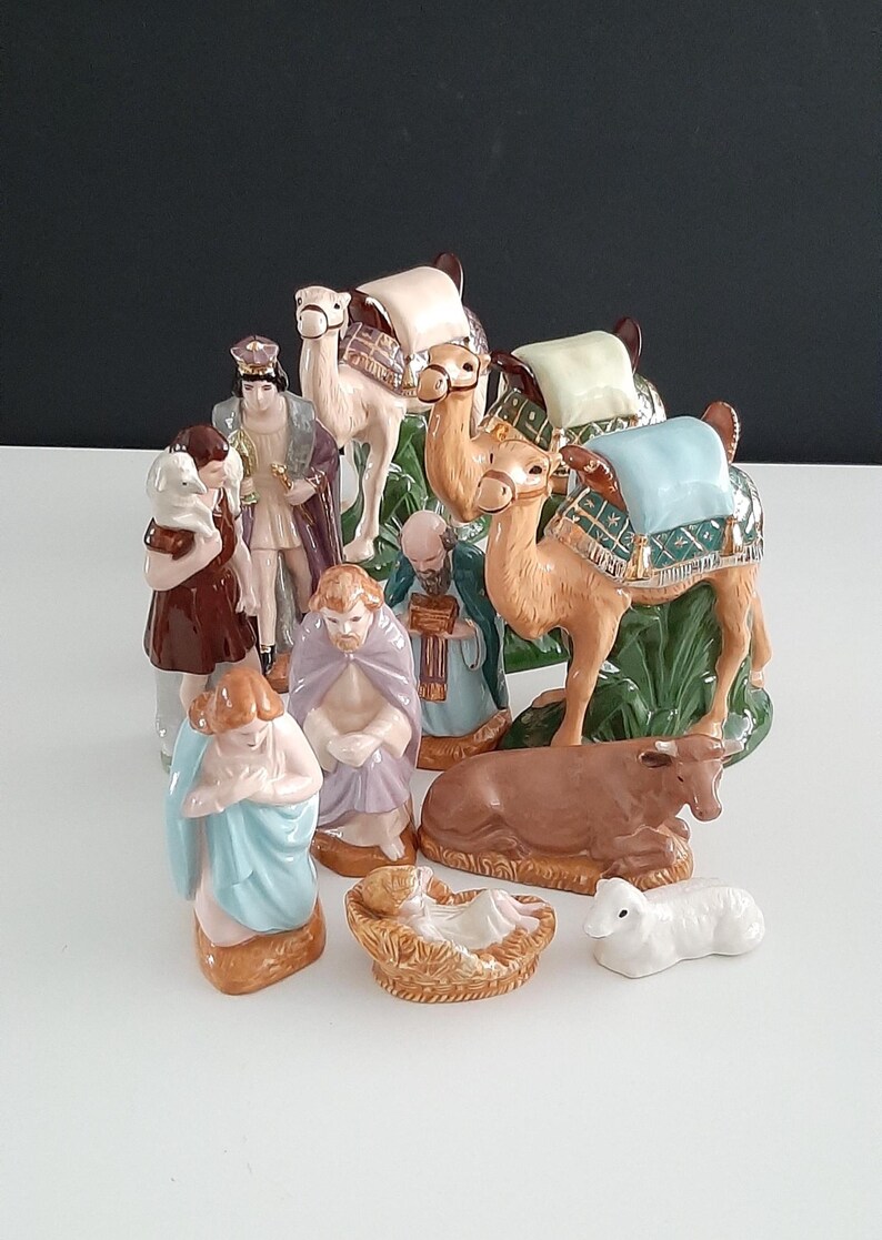 Holland Mold Vintage Nativity Set - Etsy