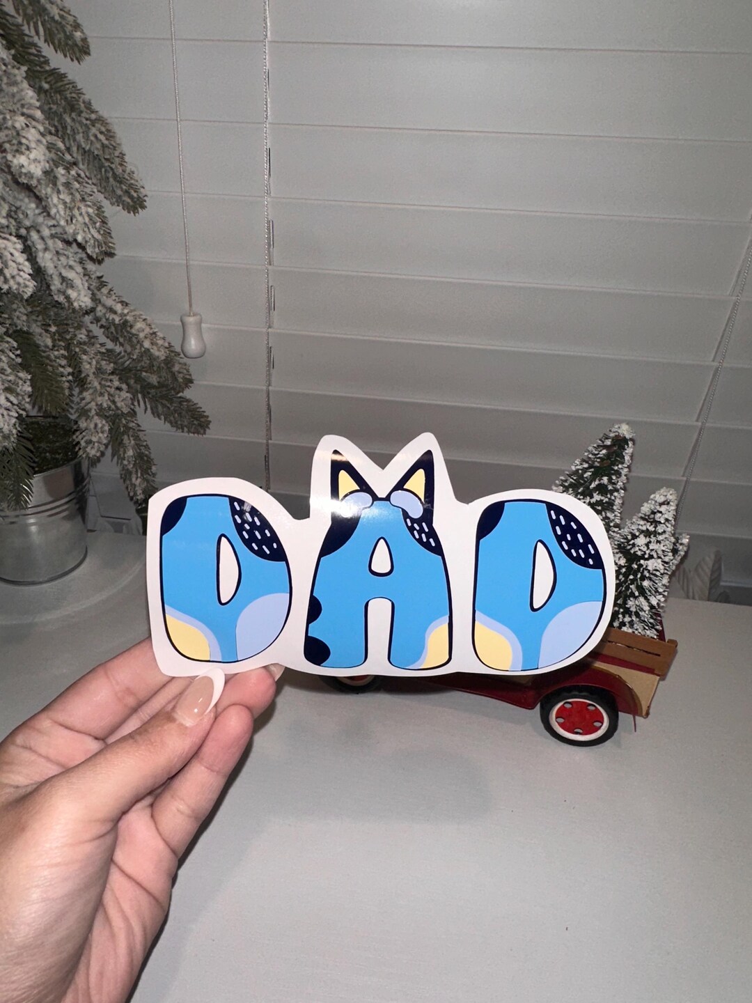 Bluey Waterproof Bumper Sticker - Etsy