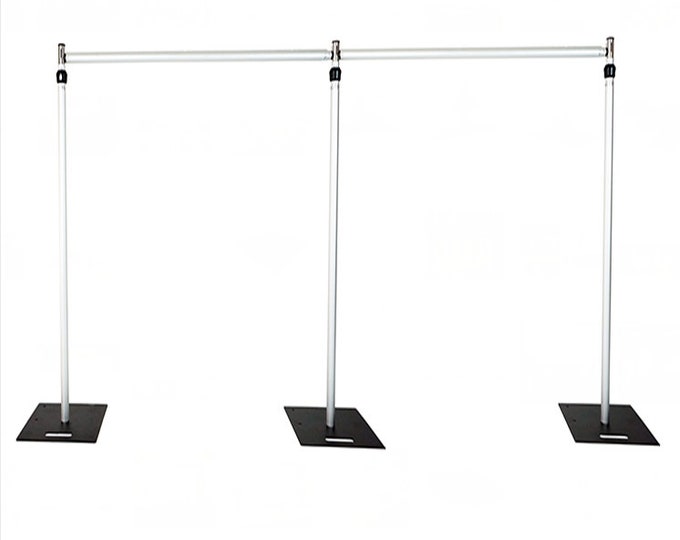 1-panel Pipe and Drape Kit Wedding Backdrop Frame 8 Feet Tall Fixed ...