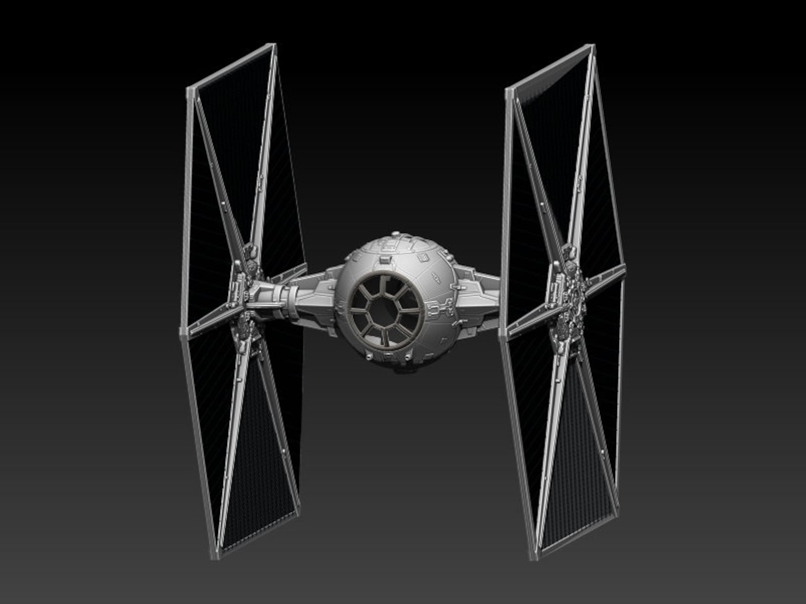 TIE FIGHTER Studio Scale 1/24 - Etsy