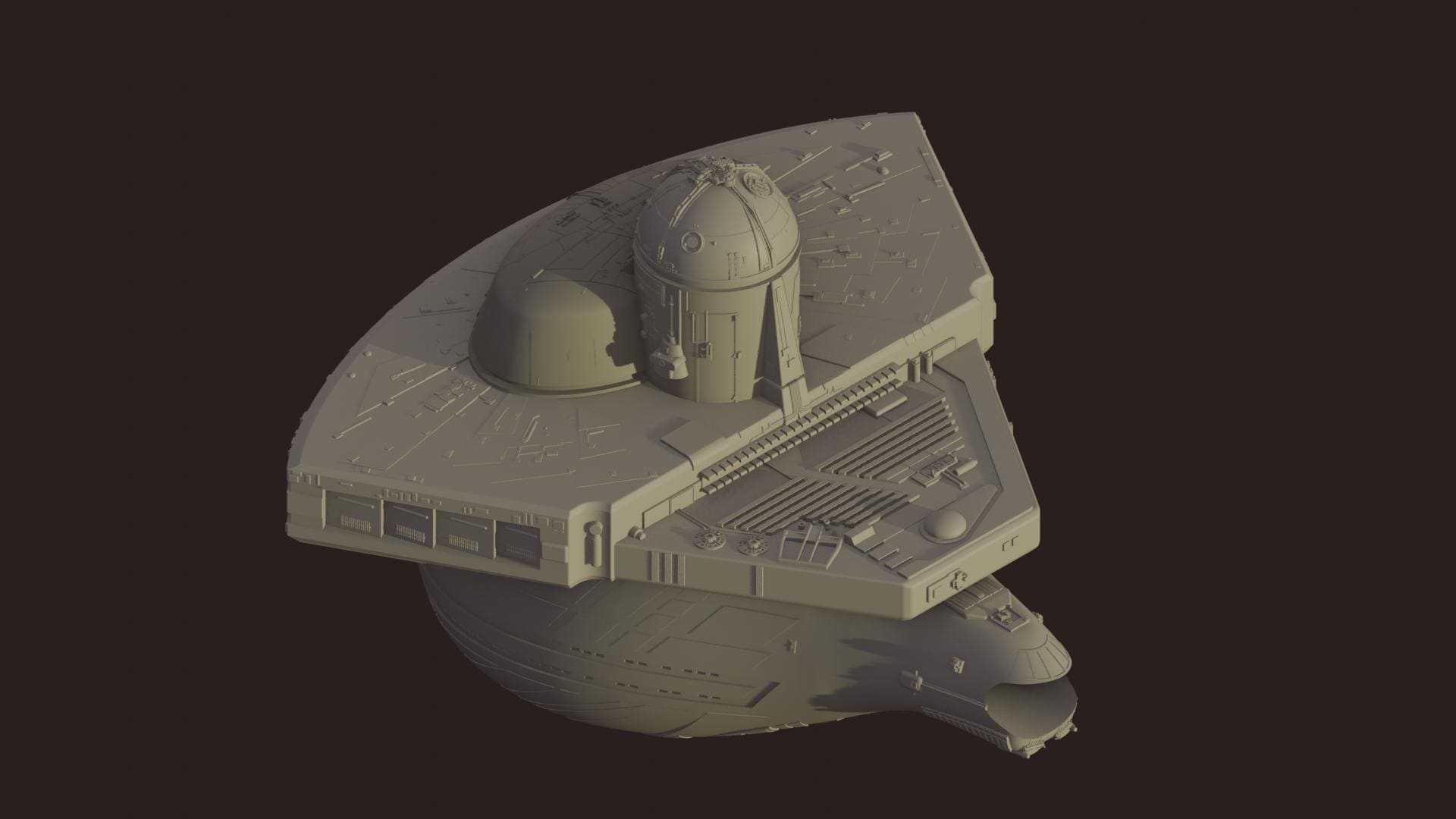 K'TINGA Klingon Battlecruiser Model STL Files (digital Download) - Etsy