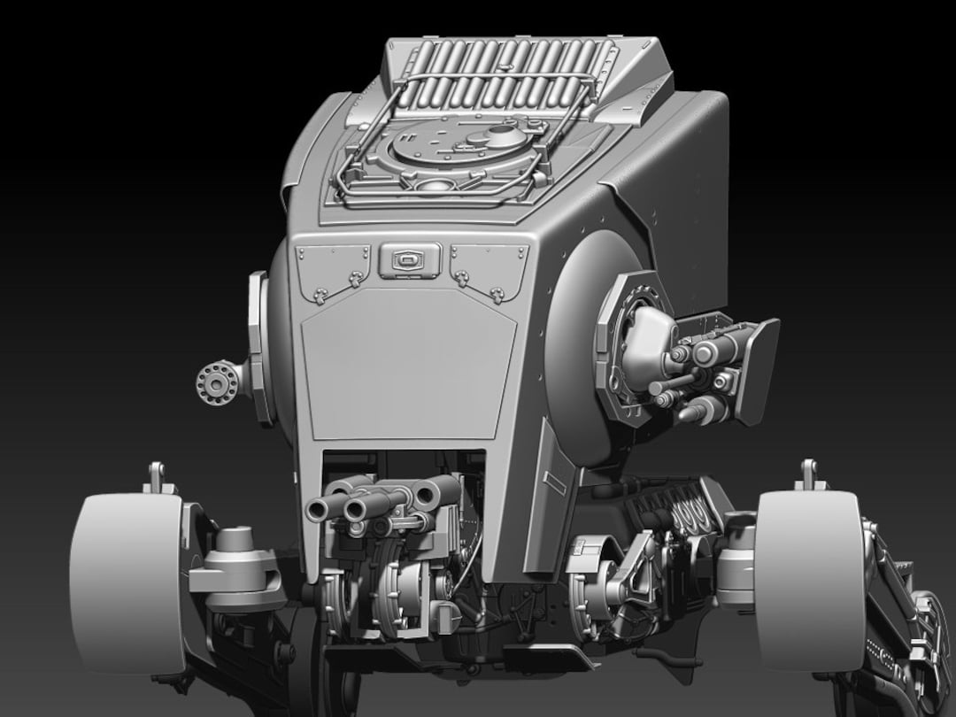 AT-ST Studio Scale Model - Etsy